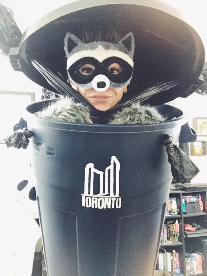Toronto Trash Panda Raccoon Costume: Halloween 2019 - Stephanie Cooke